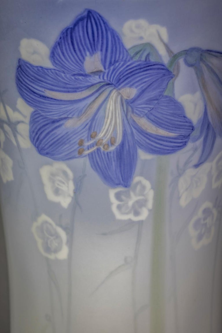 Large Royal Copenhagen Vase, Dated 1895 For Sale at 1stDibs