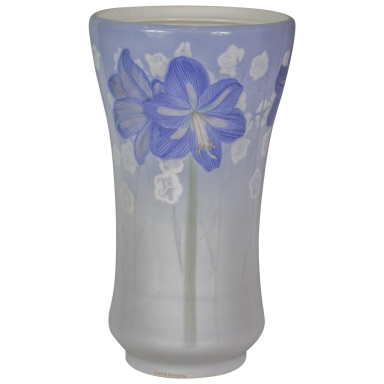 Large Royal Copenhagen Vase, Dated 1895 For Sale at 1stDibs