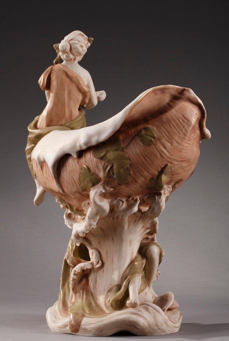 Large Royal Dux Cup, Art Nouveau Period For Sale at 1stDibs