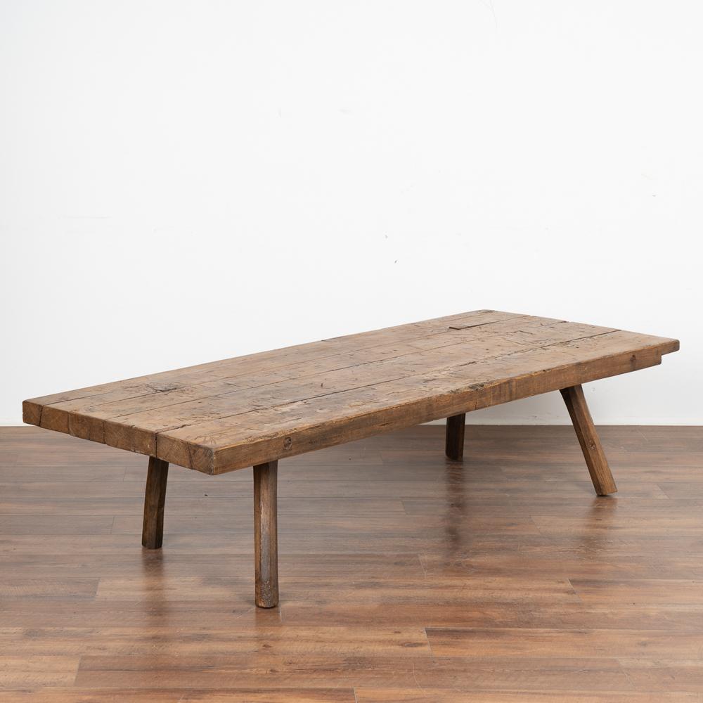 Large Rustic Coffee Table from Old Work Table, Hungary, circa 1890 at ...