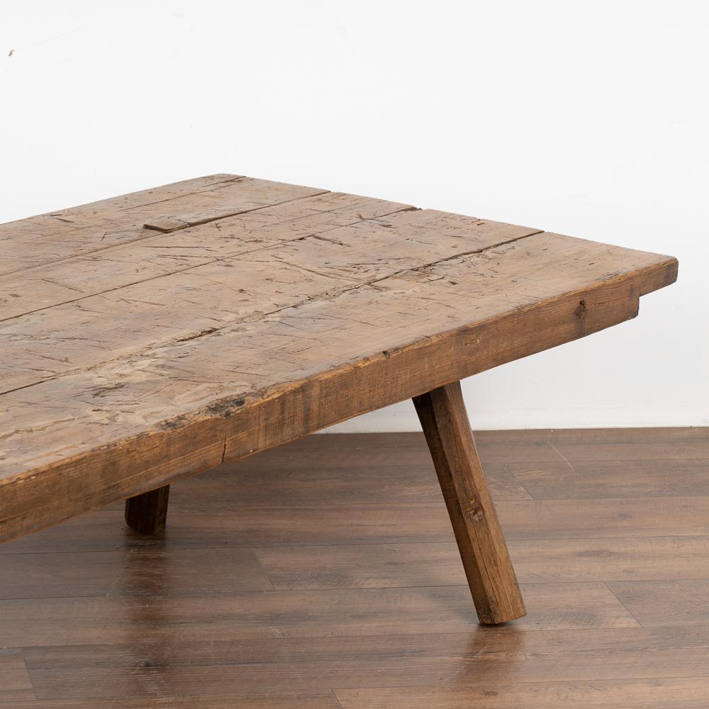 Large Rustic Coffee Table from Old Work Table, Hungary, circa 1890 at ...