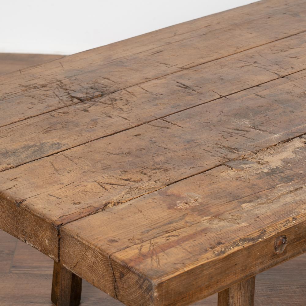 Large Rustic Coffee Table from Old Work Table, Hungary, circa 1890 at ...