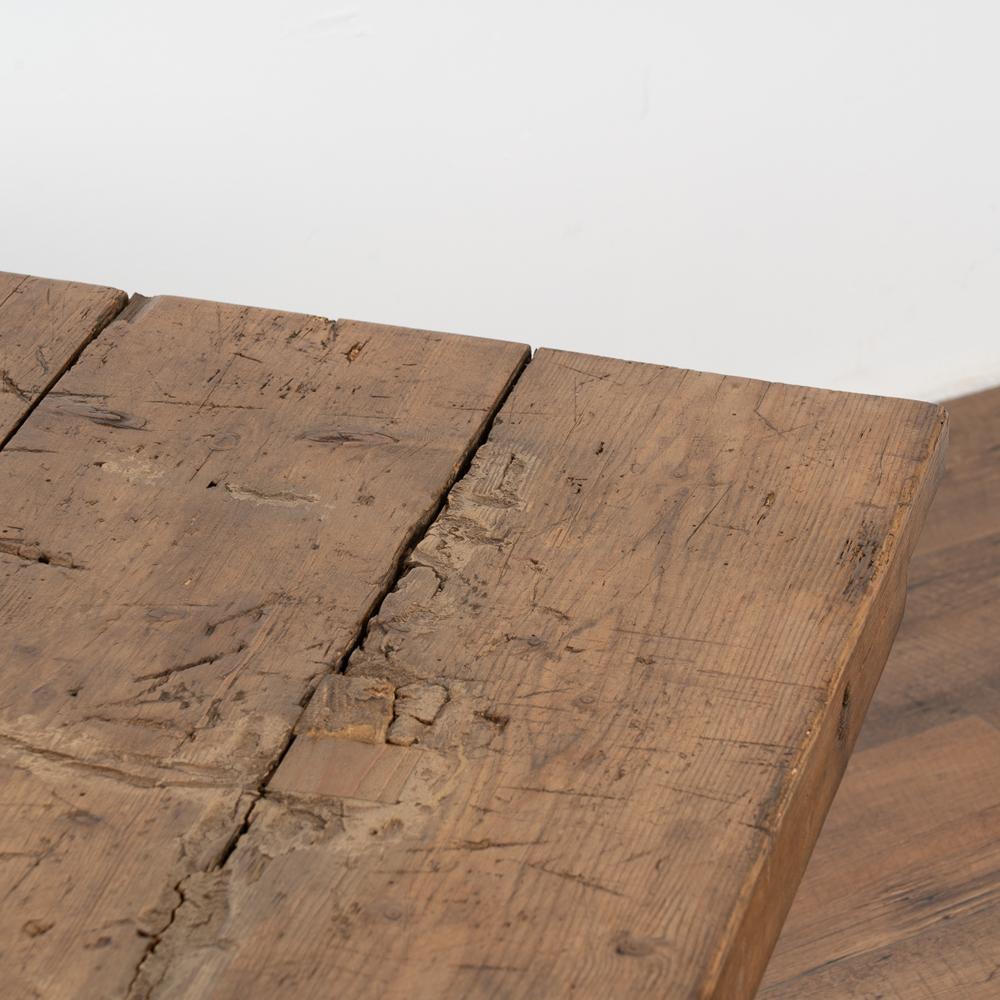 Large Rustic Coffee Table from Old Work Table, Hungary, circa 1890 at ...