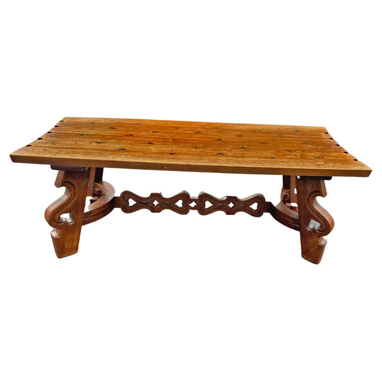 Large Rustic Neo Table in Oak, circa 1950/1960 For Sale at 1stDibs