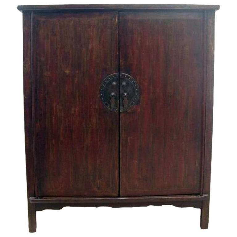 Large Rustic Provincial Cabinet For Sale at 1stDibs