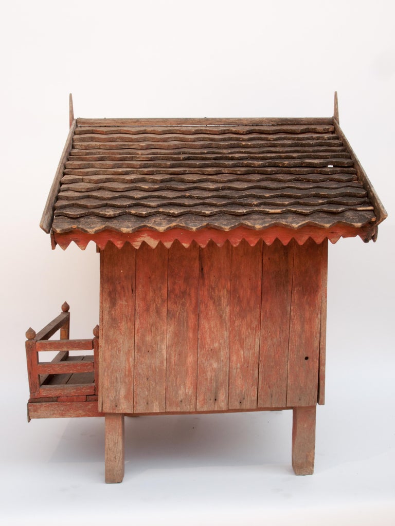 Large Rustic Spirit House from Northern Thailand, Teak, Mid-Late 20th ...