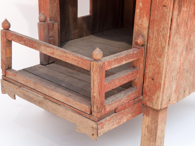 Large Rustic Spirit House from Northern Thailand, Teak, Mid-Late 20th ...