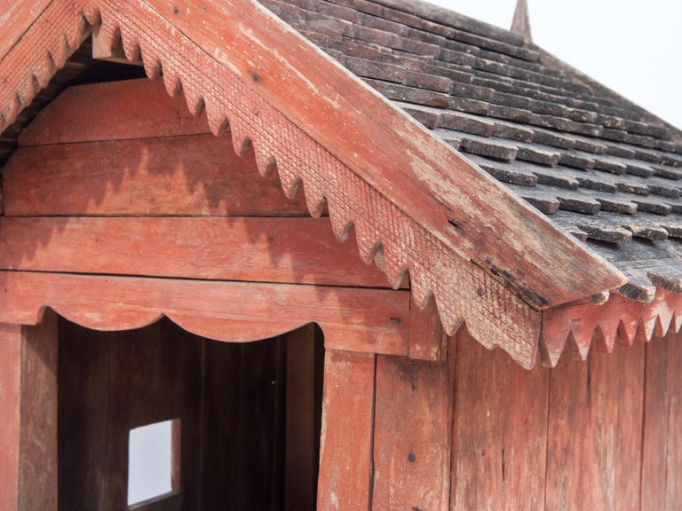 Large Rustic Spirit House from Northern Thailand, Teak, Mid-Late 20th ...