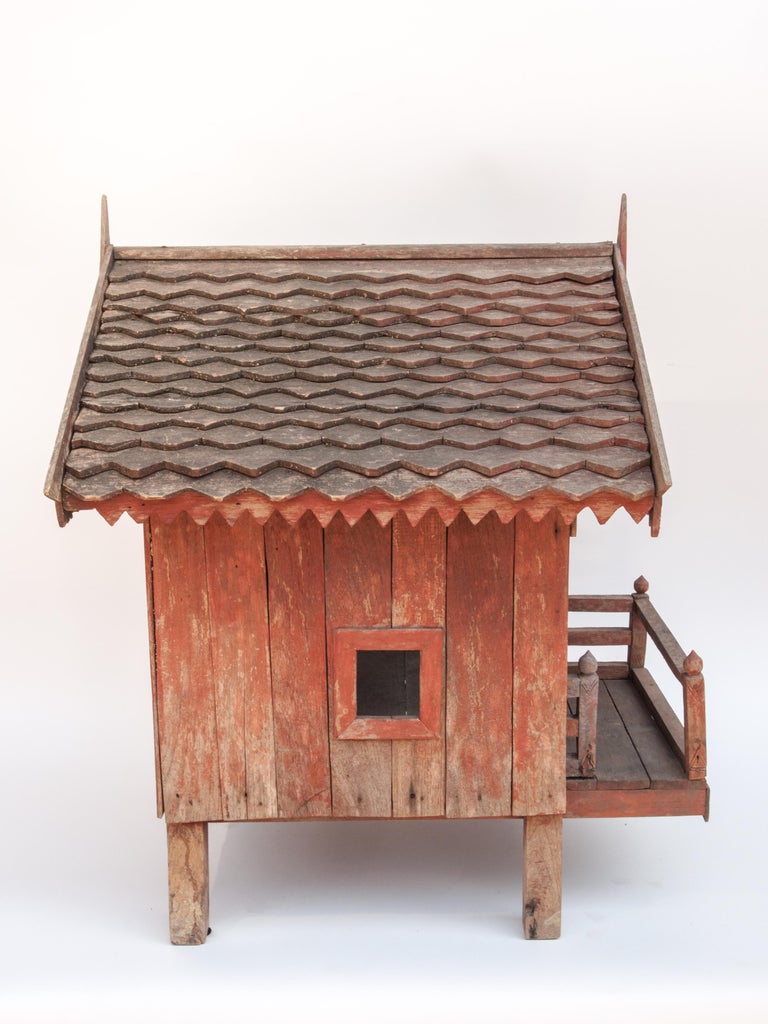 Large Rustic Spirit House from Northern Thailand, Teak, Mid-Late 20th ...