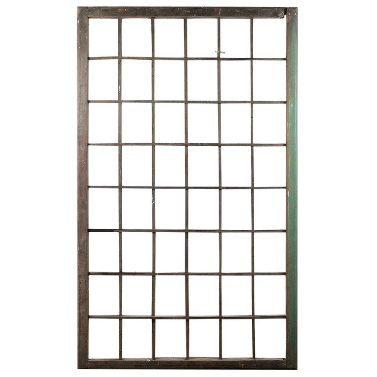 Large Salvaged Teak Window or Trellis or Screen, 20th Century For Sale ...