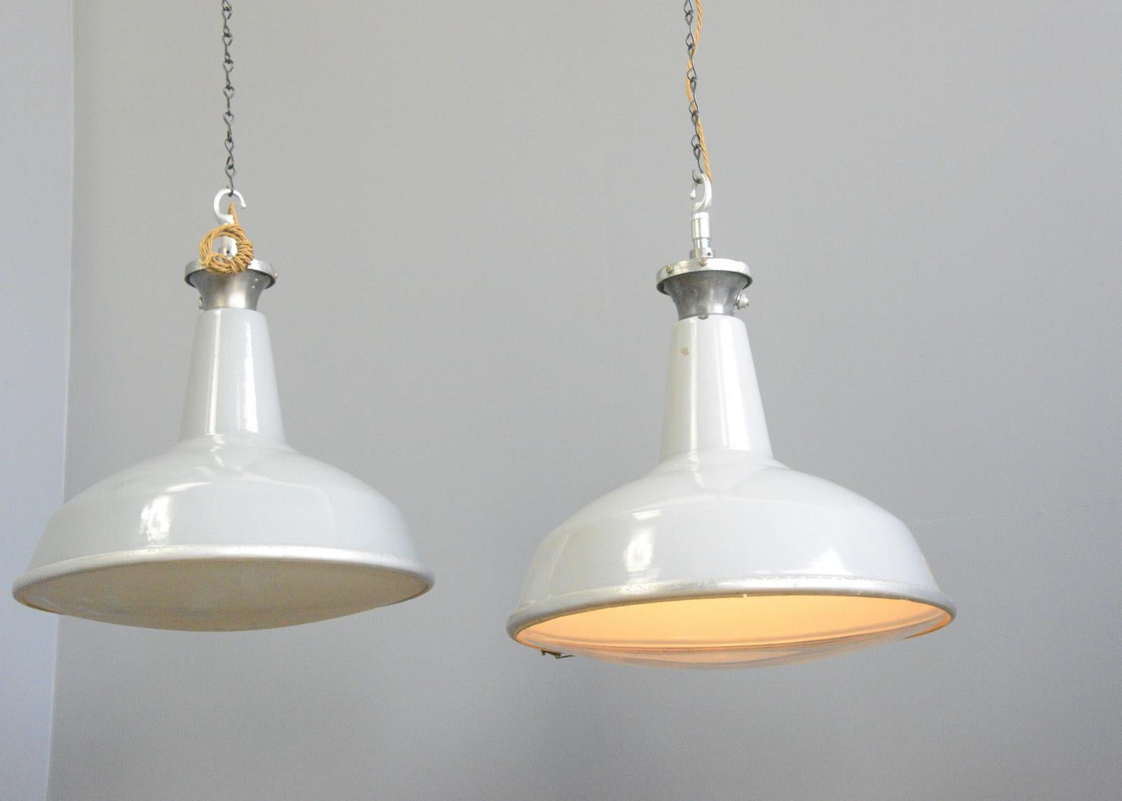 Large Saw Mill Lights by Benjamin, Circa 1950s at 1stDibs | benjamin ...