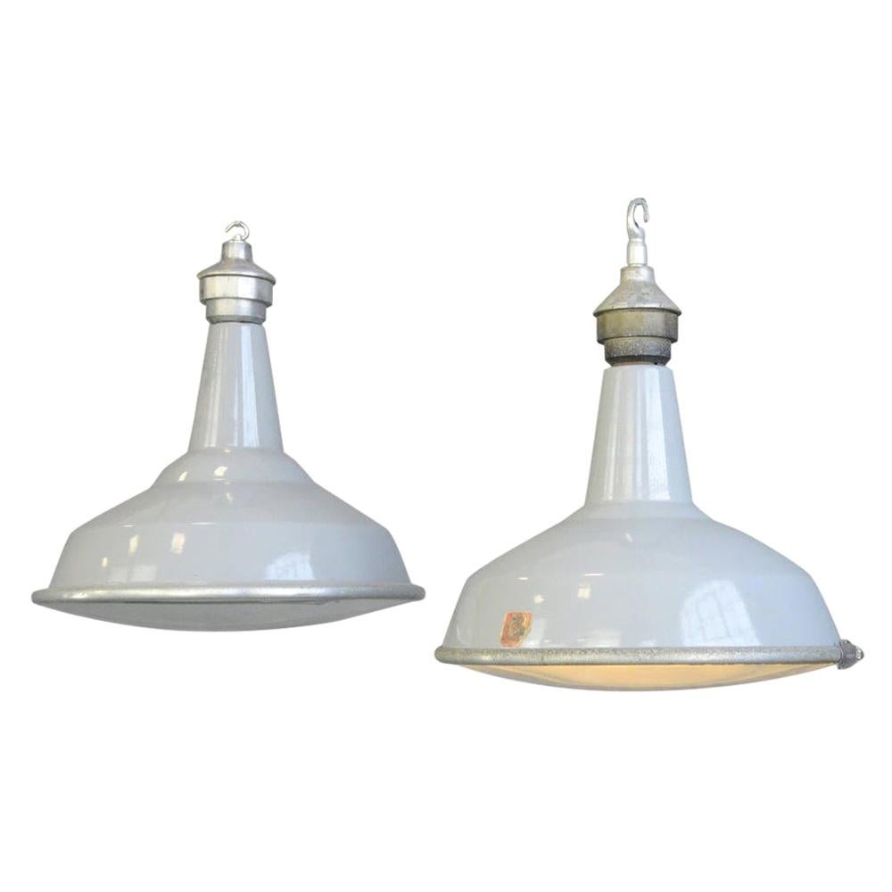 Industrial Angled Wall Lights by Benjamin, circa 1950s For Sale at ...