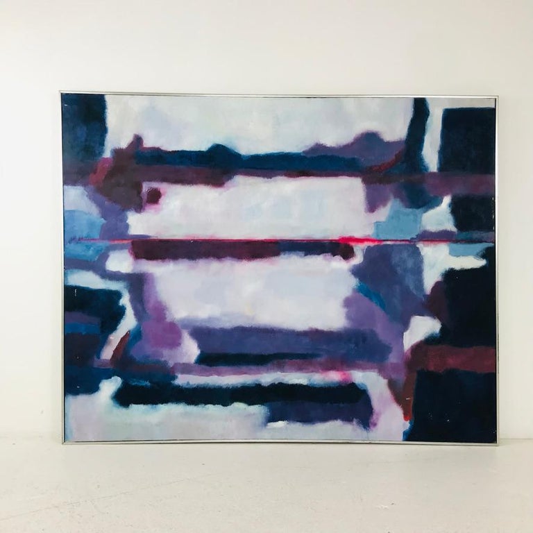 Large Scale 1980s Abstract Painting at 1stDibs
