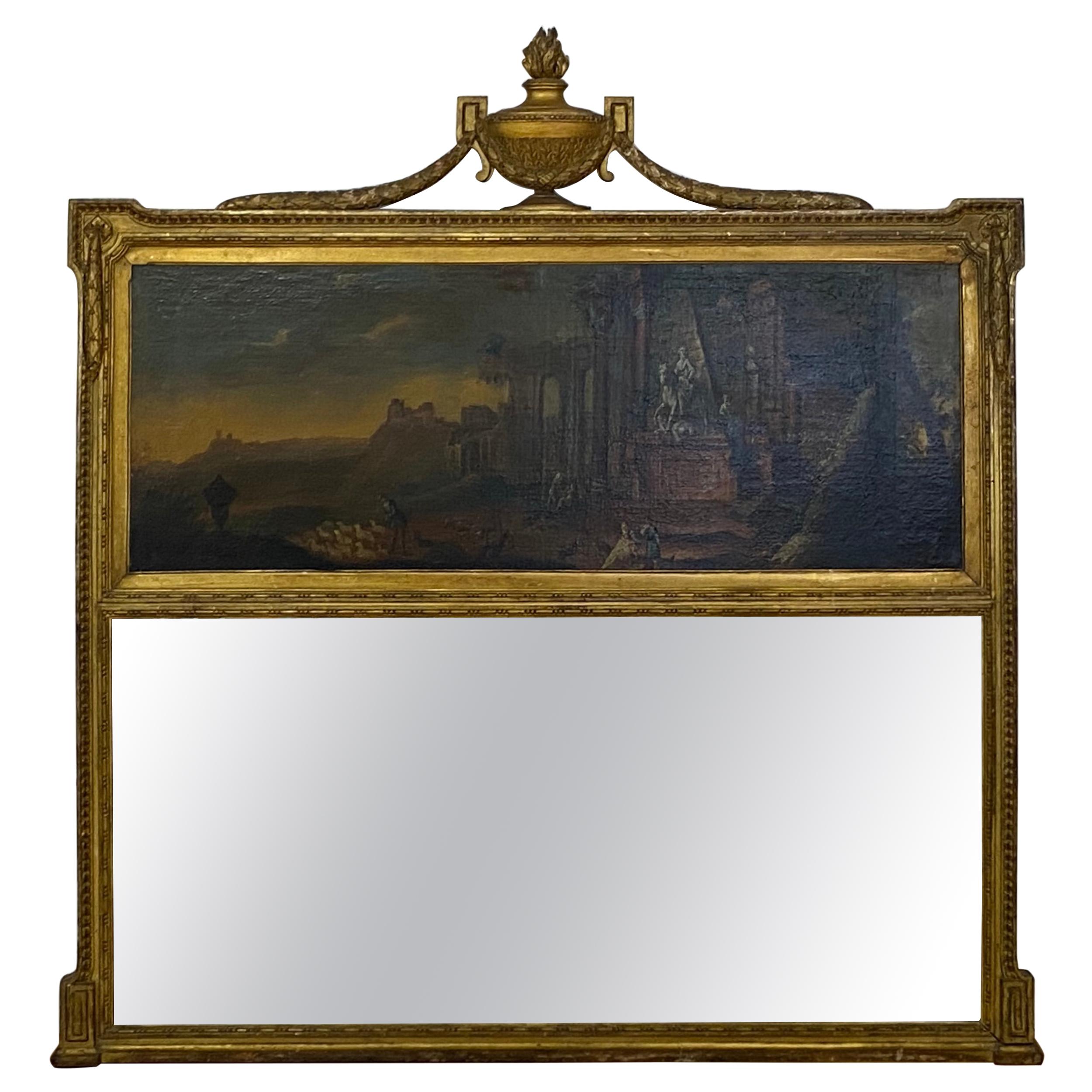 Early 19th Century American Hand Carved and Gilded Mirror, circa 1820s ...