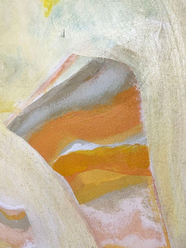 Large Scale 7' Wide Abstract Expressionist Painting by Joy Dai Buell Ca ...