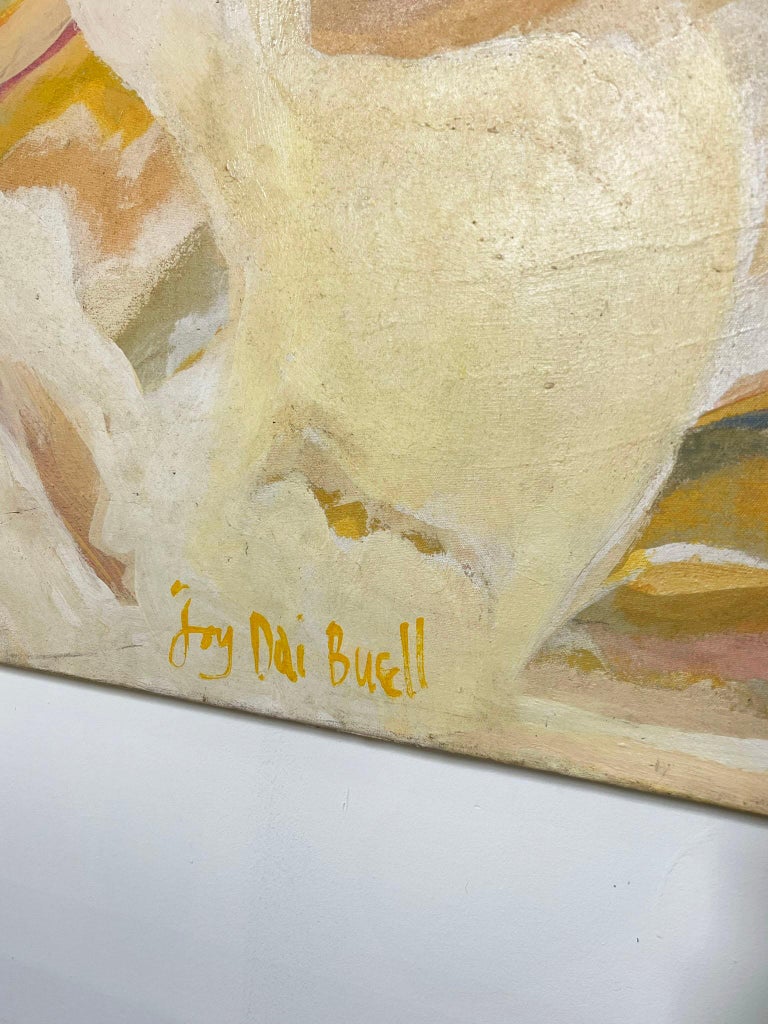 Large Scale 7' Wide Abstract Expressionist Painting by Joy Dai Buell Ca ...