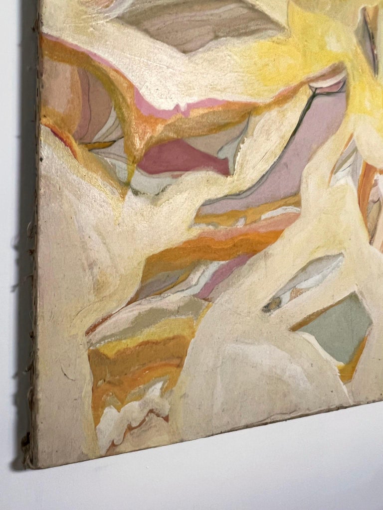 Großer Maßstab 7' breit Abstrakt-expressionistisches Gemälde von Joy ...