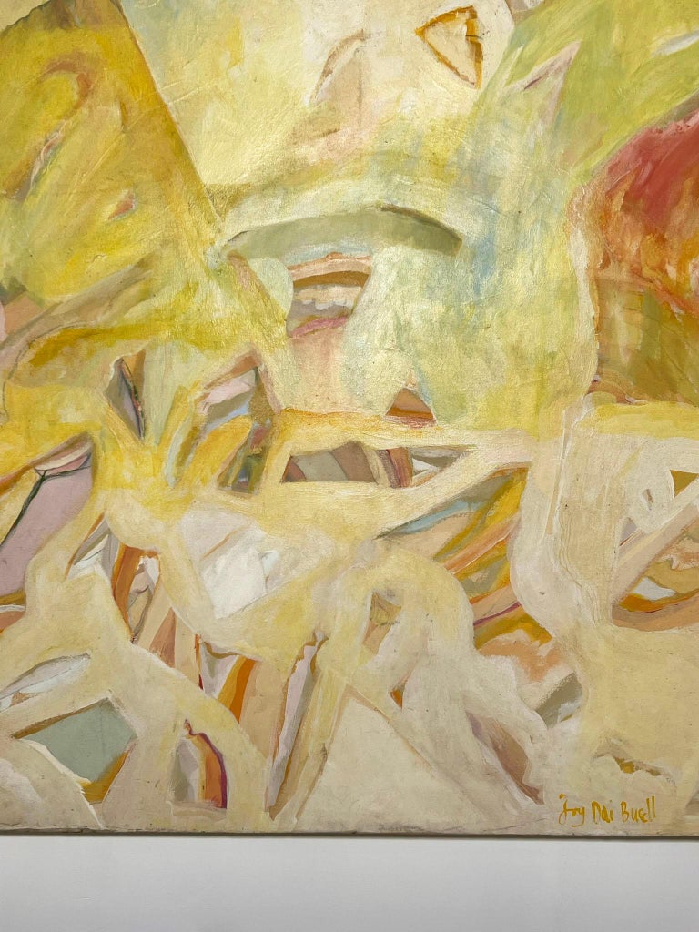 Large Scale 7' Wide Abstract Expressionist Painting by Joy Dai Buell Ca ...