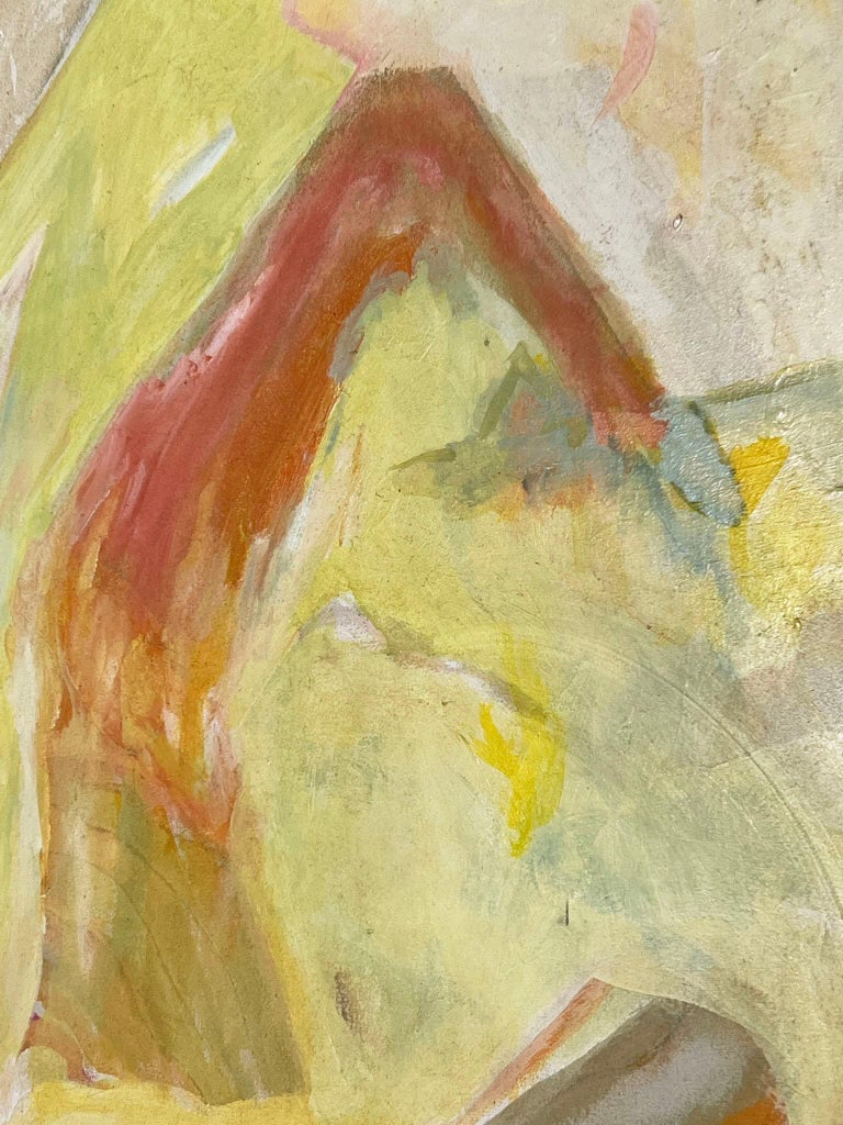 Large Scale 7' Wide Abstract Expressionist Painting by Joy Dai Buell Ca ...