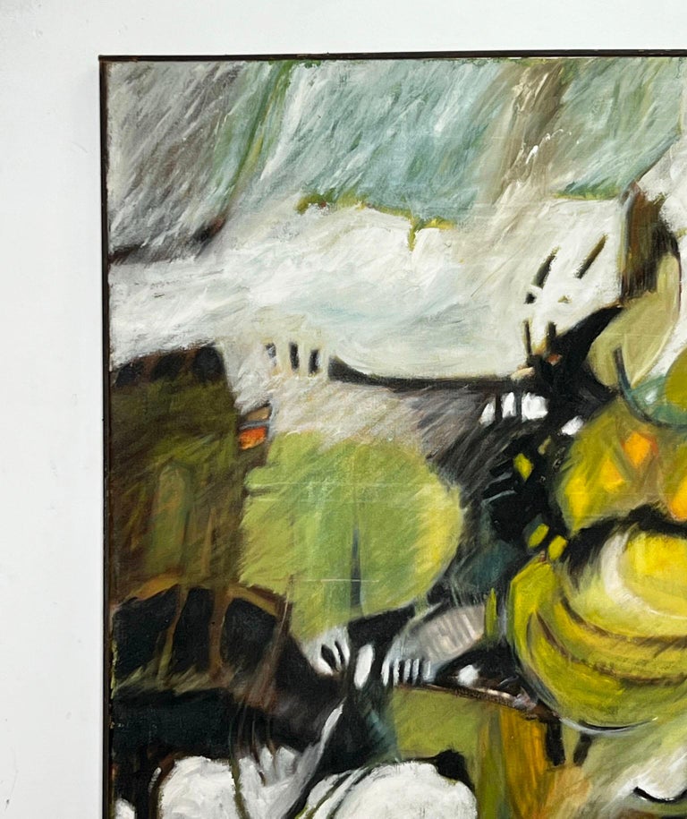 Large Scale Abstract Expressionist Oil Signed Simpson, D 1962 For Sale ...