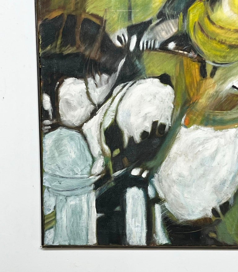 Large Scale Abstract Expressionist Oil Signed Simpson, D 1962 For Sale ...