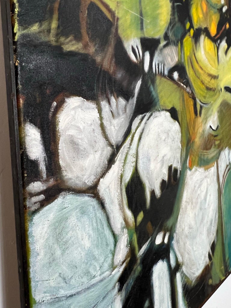 Large Scale Abstract Expressionist Oil Signed Simpson, D 1962 For Sale ...