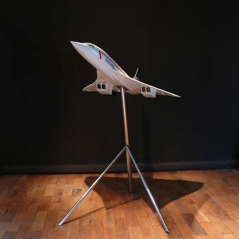 Large Scale Aircraft Model of British Airways Concorde, circa 1990 For ...