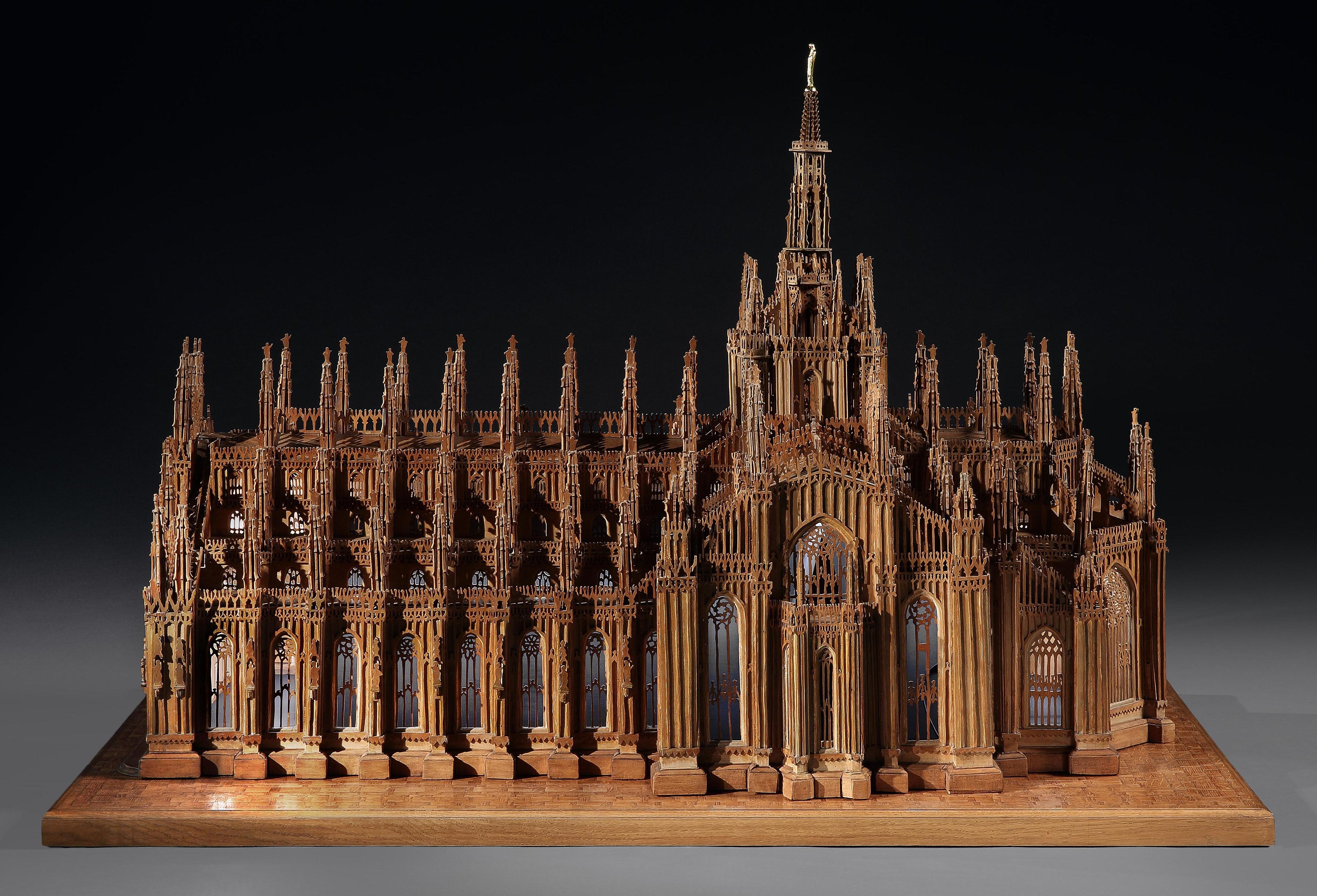 Large Scale Architectural Model of the Duomo Di Milano, Late 19th ...
