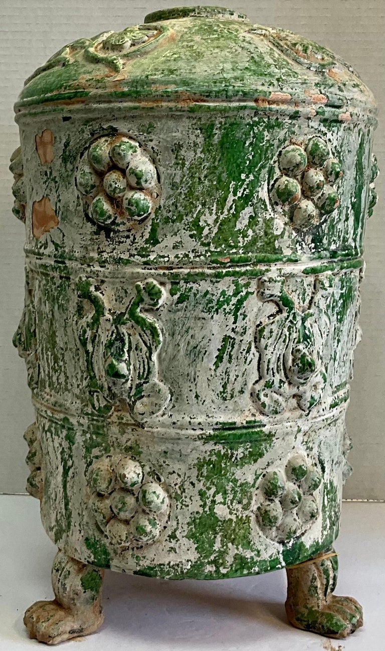 Large Scale Chinese Primitive Terracotta Pottery Granary / Vase / Urn ...