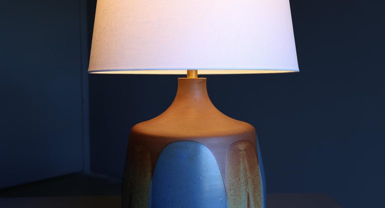 Large Scale David Cressey "Flame Glaze" Ceramic Lamp, circa 1970 For ...