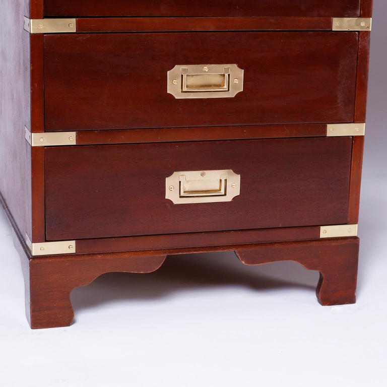 Large-Scale English Campaign Desk at 1stDibs | large campaign desk