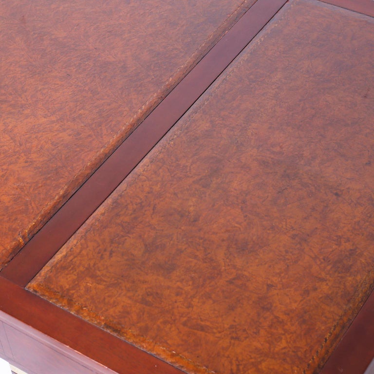 Large-Scale English Campaign Desk at 1stDibs | large campaign desk
