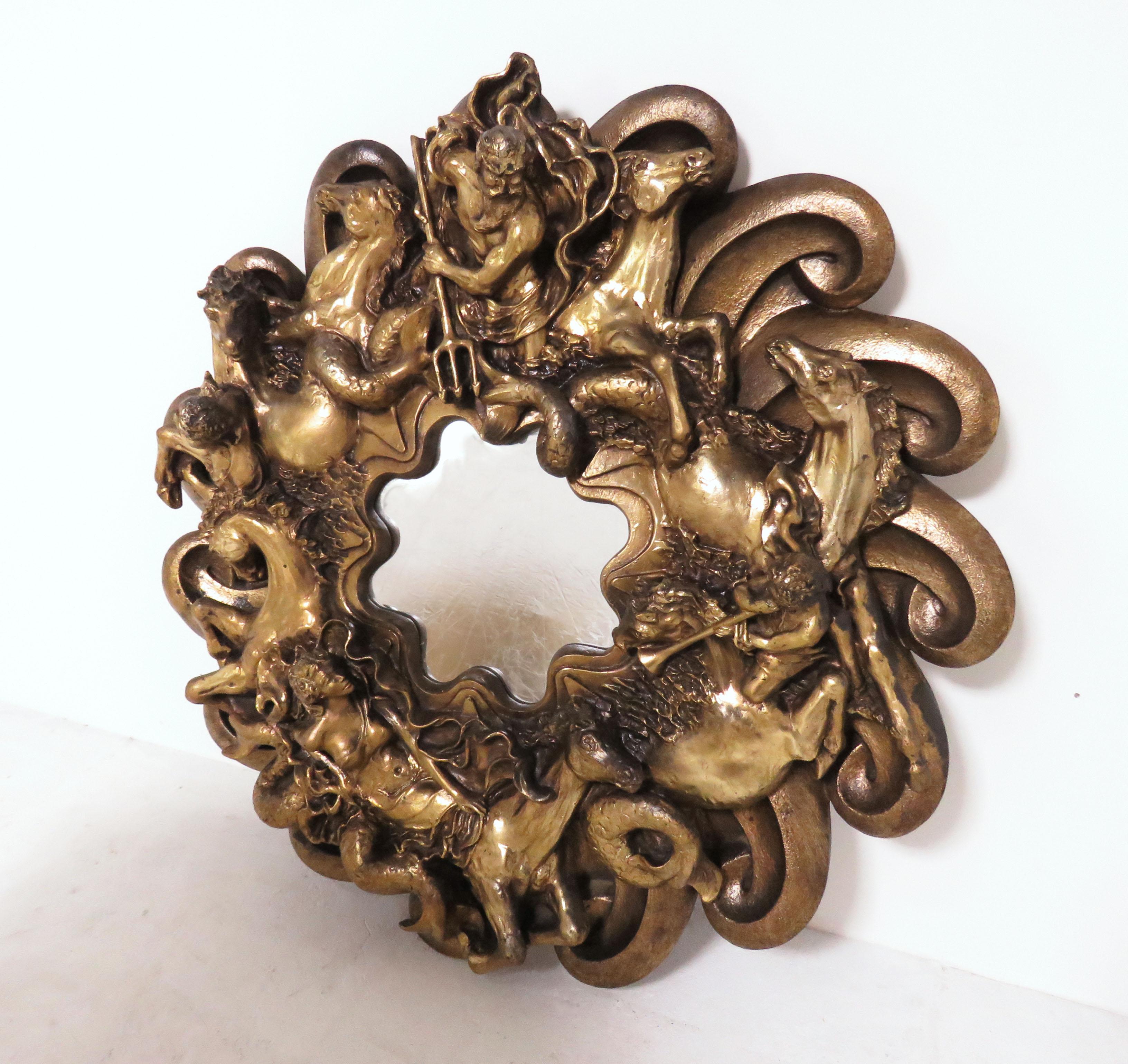 Large Scale Finesse Originals Mythological Mirror, circa 1960s at ...