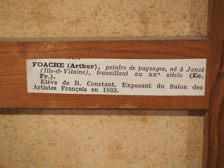 Large Scale French Fête Galante Triptych Painting by Arthur Foache ...