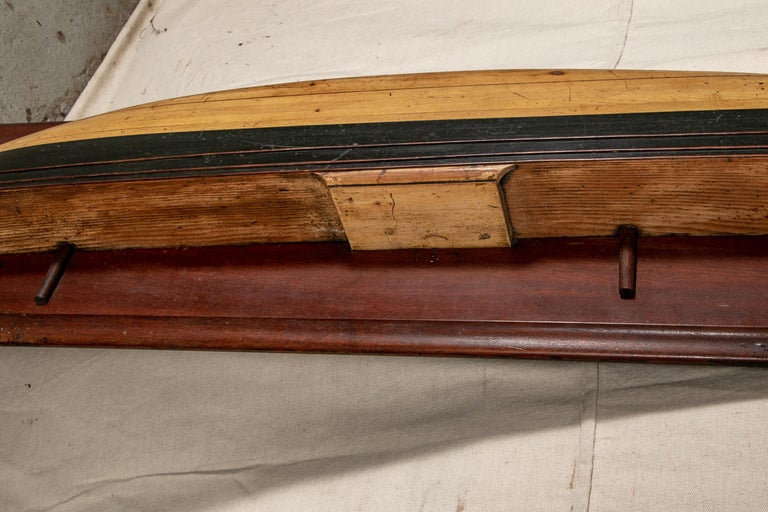 Large Scale Half Hull Model of a Two Masted Ship at 1stDibs