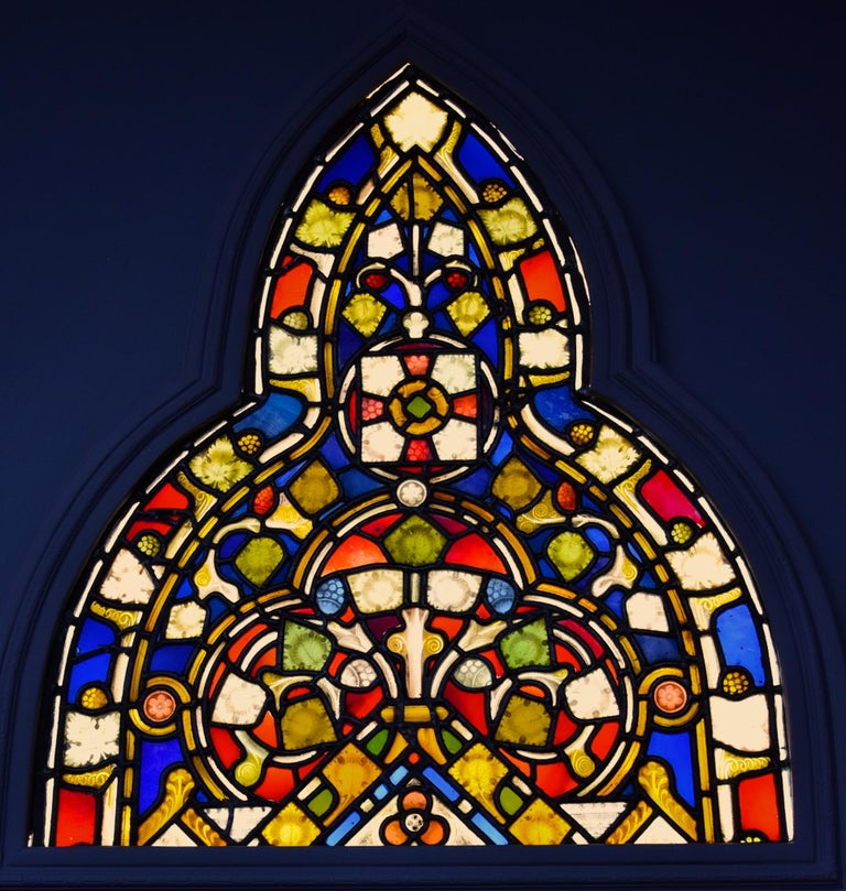 Large Scale Highly Decorative 19th Century and Earlier Stained Glass ...