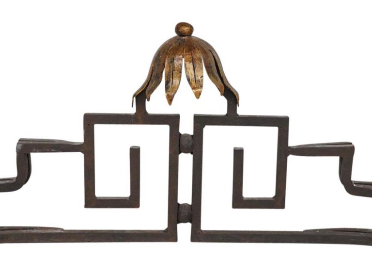 Large Scale Italian Gilt Iron Iron Wall Mounted Console Table with ...
