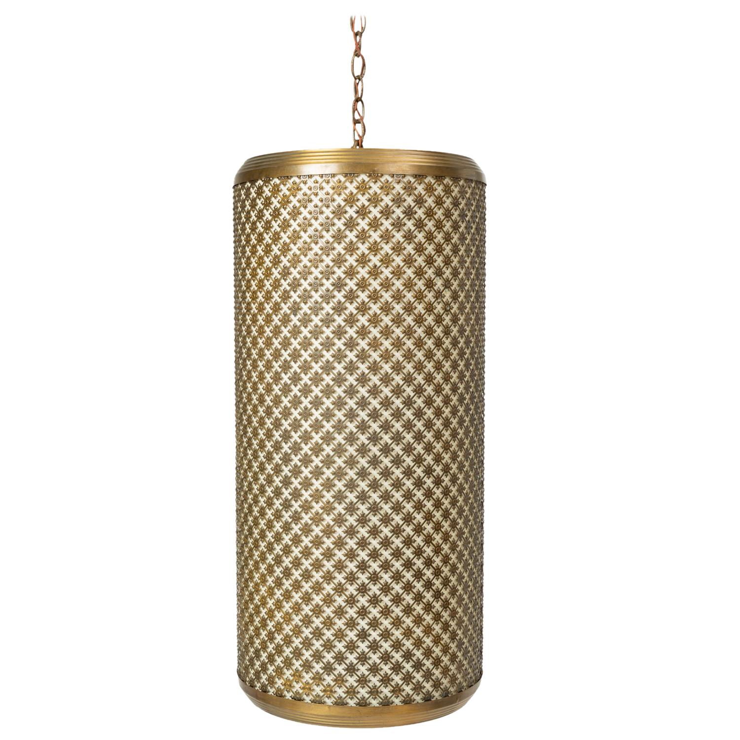 Feldman Company Large-Scale Metal Pendant Light at 1stDibs | the ...