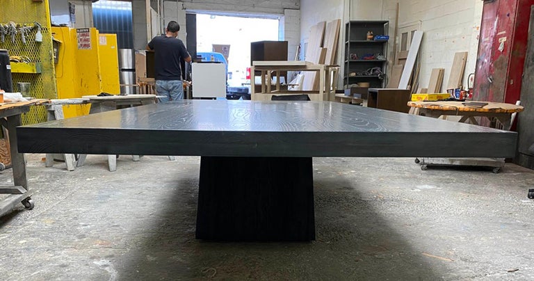 Large Scale Modern Rustic Table For Sale at 1stDibs | louis fratino ...