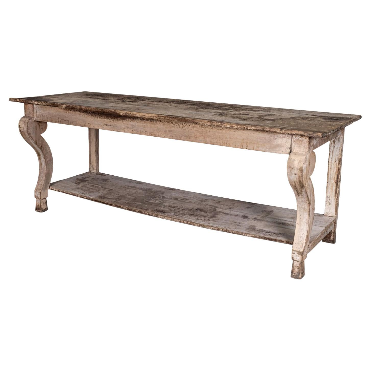 Rustic Modern Large-Scale Console at 1stDibs