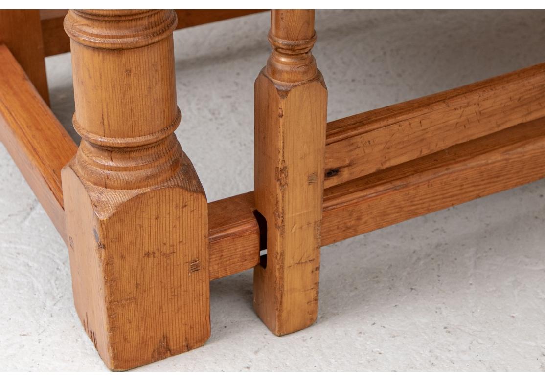 Large Scale Pine Gate Leg Drop-Leaf Dining Table at 1stDibs | pine drop ...