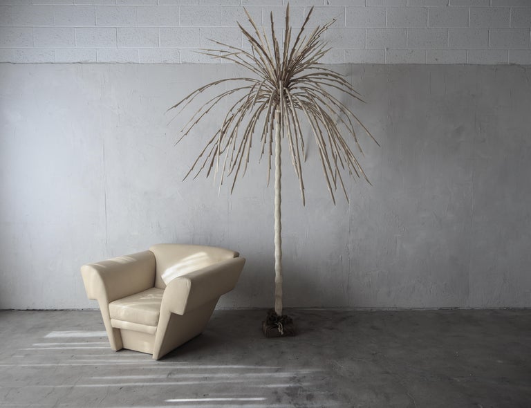 Large Scale Post Modern Canvas Palm Tree For Sale at 1stDibs