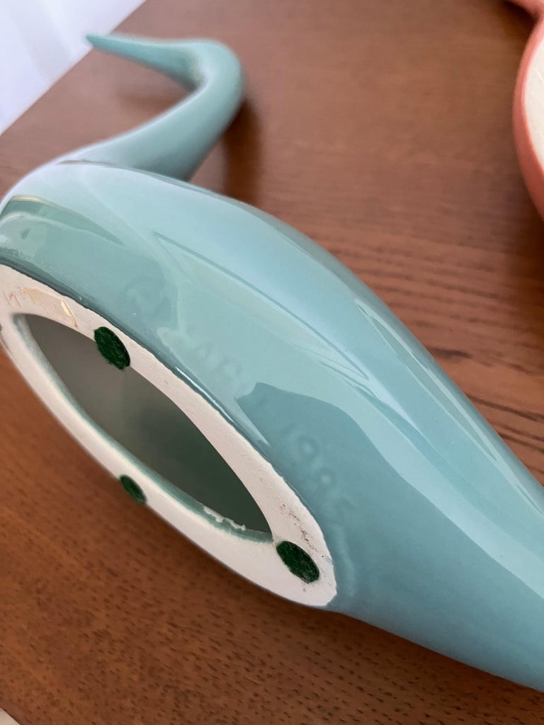 Large Scale Postmodern Ceramic Birds Figurines Jaru Art Pottery of ...