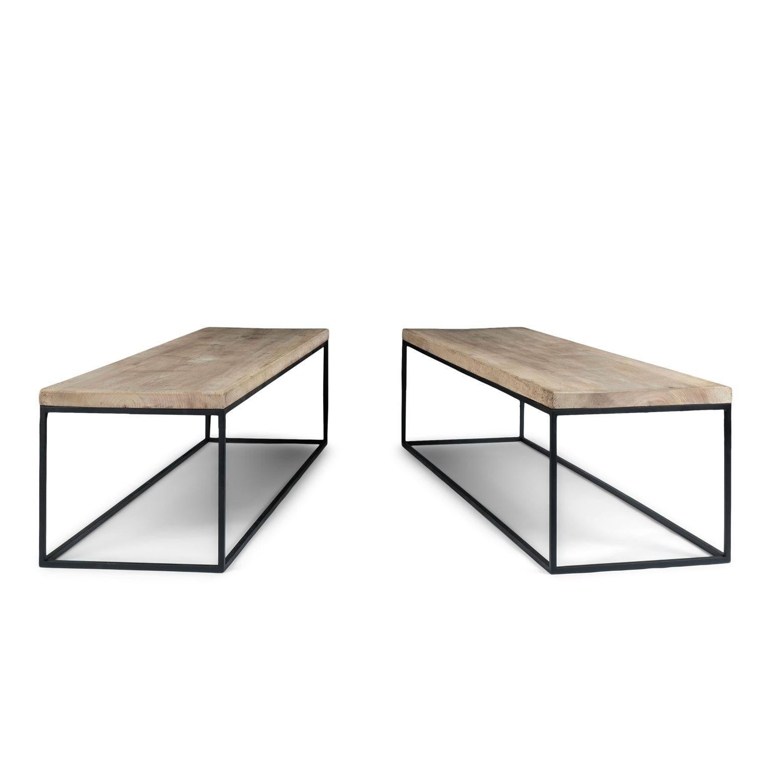 Large-Scale Two-Part Coffee Table For Sale at 1stDibs