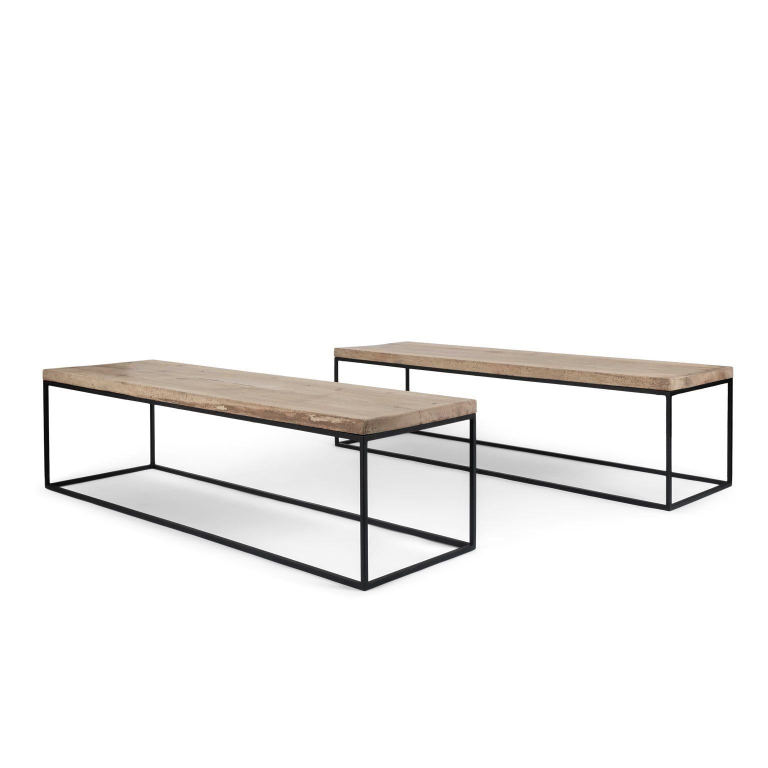 Large-Scale Two-Part Coffee Table For Sale at 1stDibs