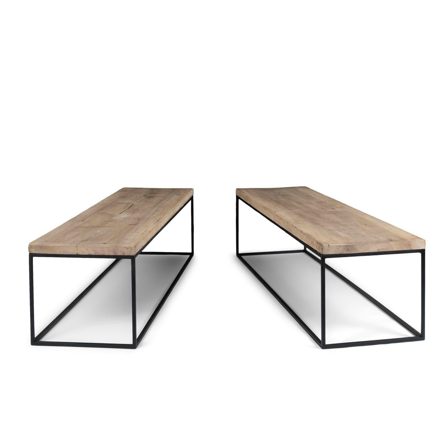 Large-Scale Two-Part Coffee Table For Sale at 1stDibs