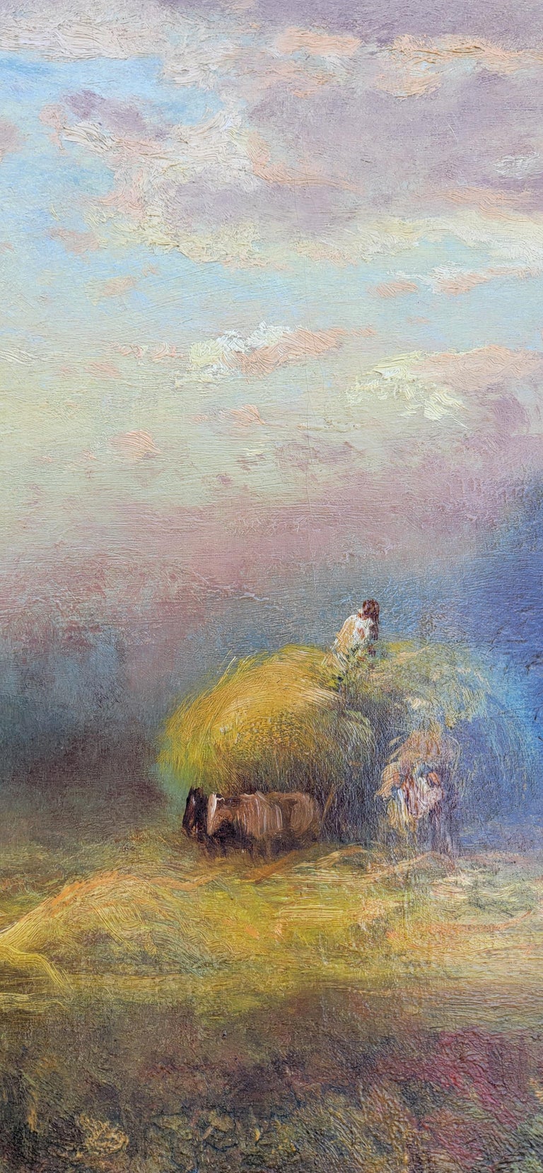 Large-Scale William Keith Landscape Painting "Harvest" For Sale at 1stDibs