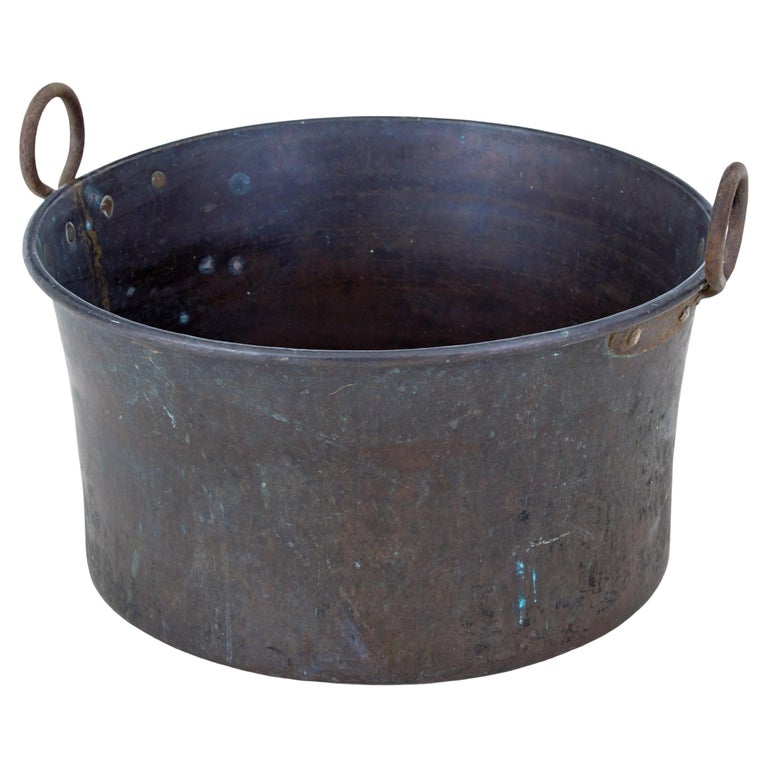 Large Scandinavian Copper Cooking Pot at 1stDibs