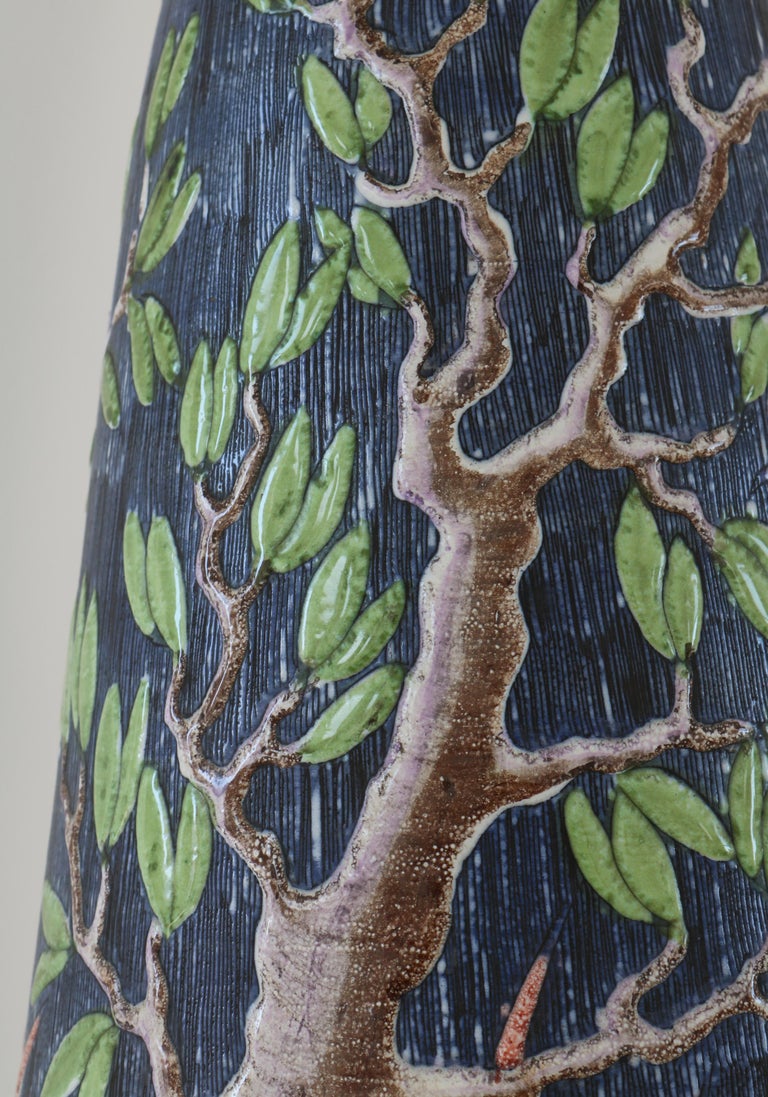 Large Scandinavian Modern Ceramics Table Lamp by Ulla Winblad, Sweden ...