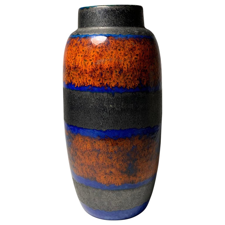 Large Scheurich Ceramic Vase For Sale at 1stDibs